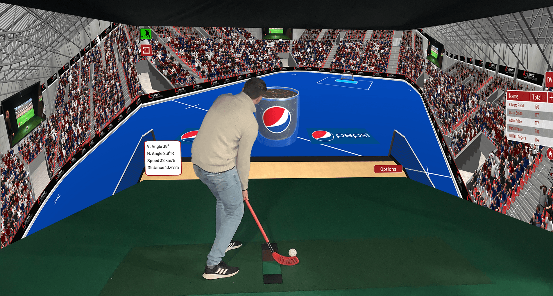 Floorball Simulator | Indoor Floorball Sim | Sports Simulator